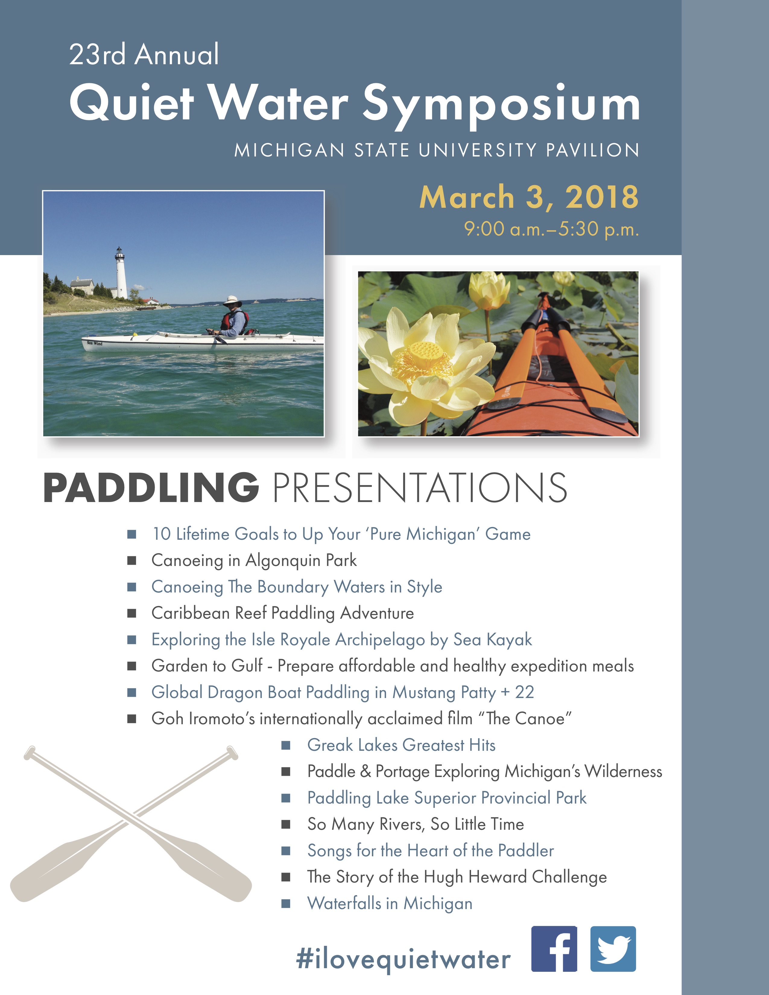 2018 Presentations by Topic - Quiet Adventures Society